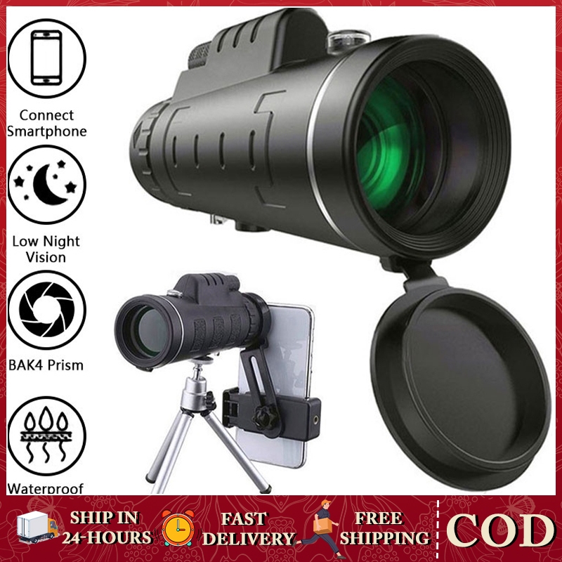 Monocular Telescope 40x60 HD Night Vision Monoculars Long Range Super ...