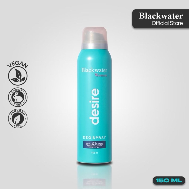Blackwater Deo Spray for Women 150ml (Perfume, Long Lasting) | Shopee ...
