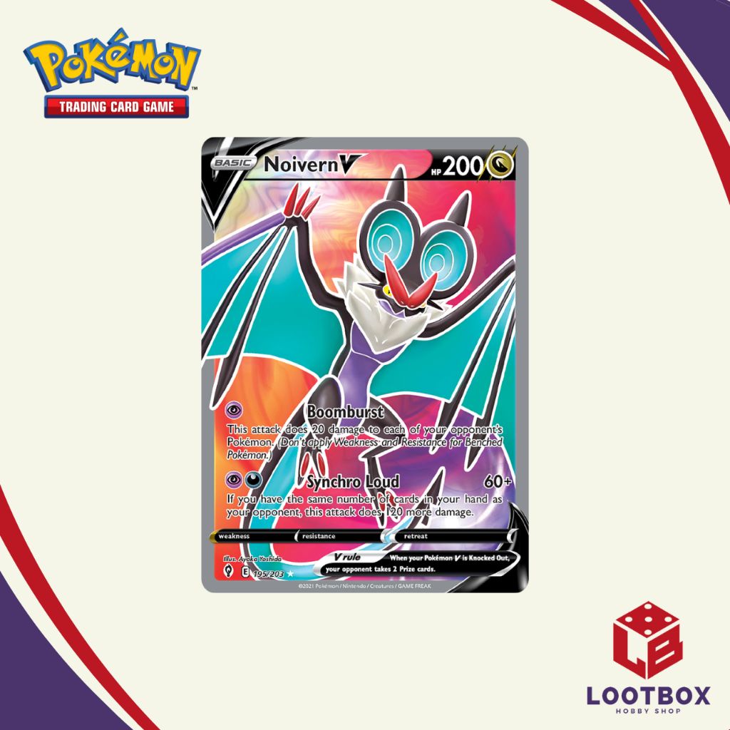 Pokemon Card Game: Noivern V (Ultra Rare) - Evolving Skies | Shopee ...