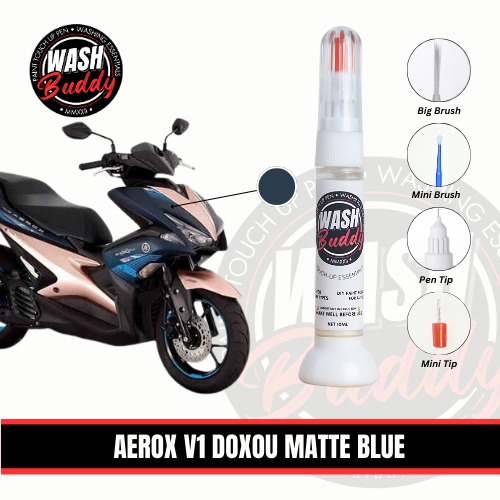 Aerox V1 Doxou Matte Blue Paint Touch Up Pen (Paint Correct) | Shopee ...