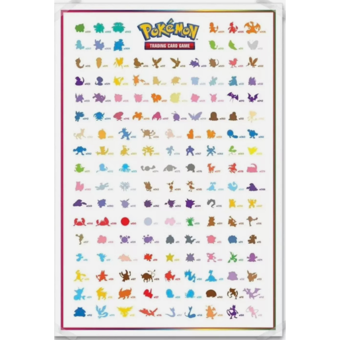 Pokemon 151 Poster Collection With Starters All The Promos 151 Pokemon ...