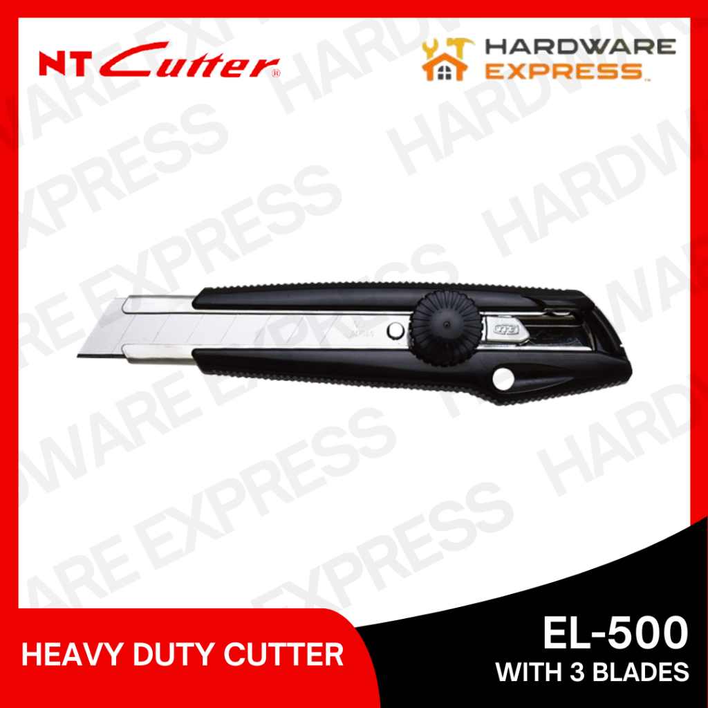 NT Cutter Japan Heavy Duty Cutter eL-500 (w/ 3 blades) | Shopee Philippines
