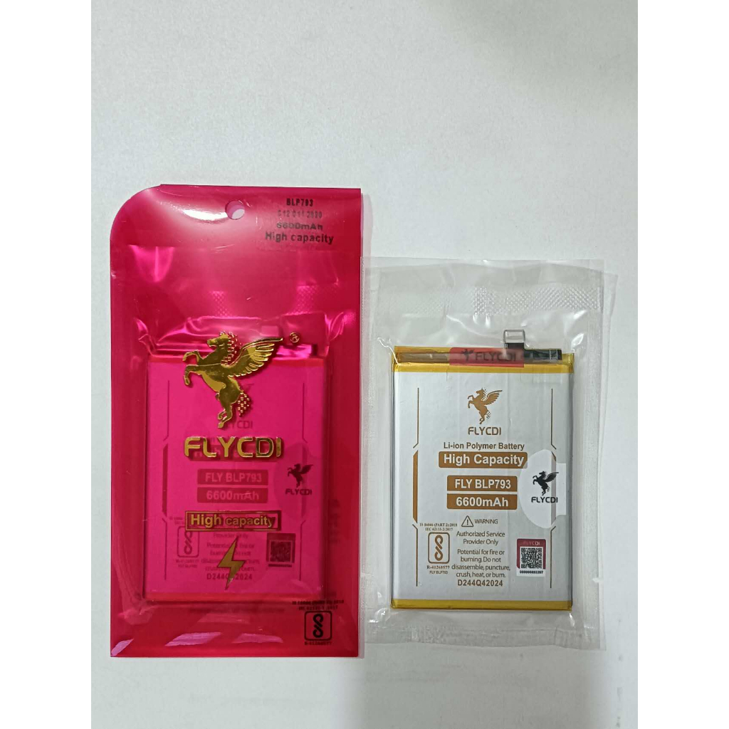 FLYCDI Battery Realme C11 C12 C15 BLP793 6600mAh Battery for ...