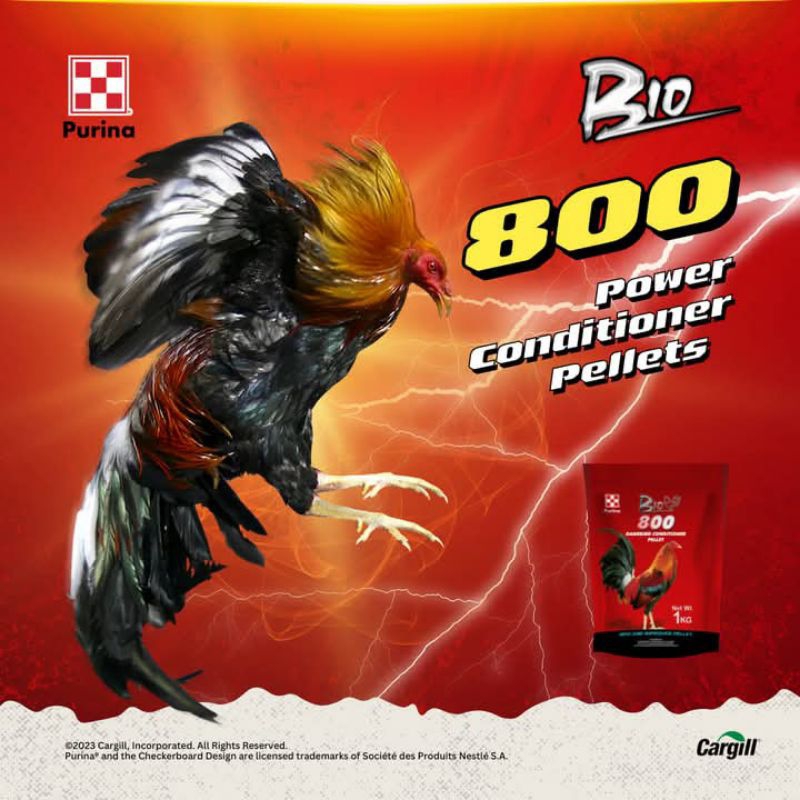 BIO 800 POWER CONDITIONER PELLET FOR GAMEFOWL (1KG PACK) | Shopee ...