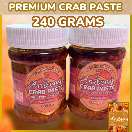 240g Andeng Crab Paste | Pampanga's Pure Crab Paste | Taba ng Aligue ...