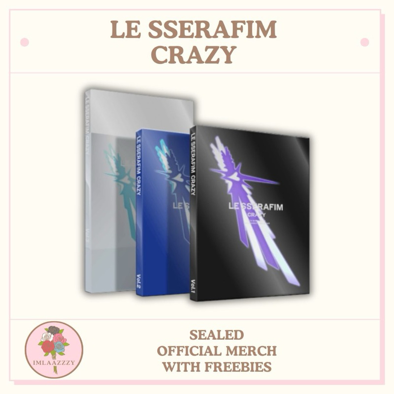 LE SSERAFIM - Crazy Sealed Album Official On hand | Shopee Philippines