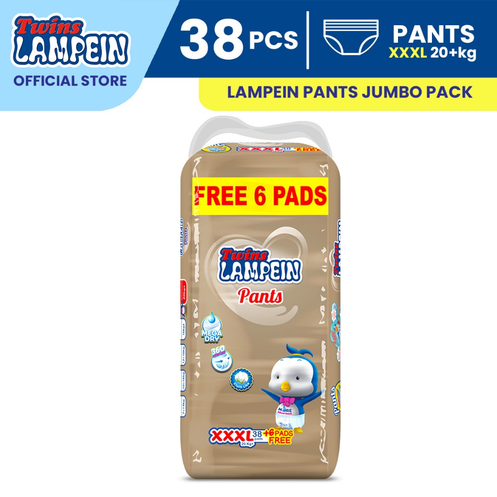 Lampein PANTS Jumbo Pack XXXL 38's | Shopee Philippines