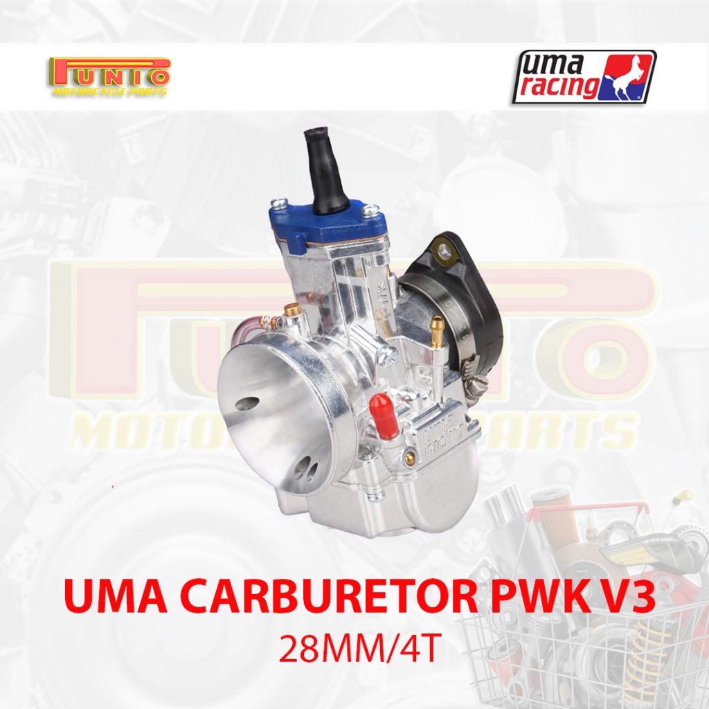 NEW! UMA Racing Carburetor Assy PWK V3 28mm/34mm/36mm (4T) - Flat Slide ...