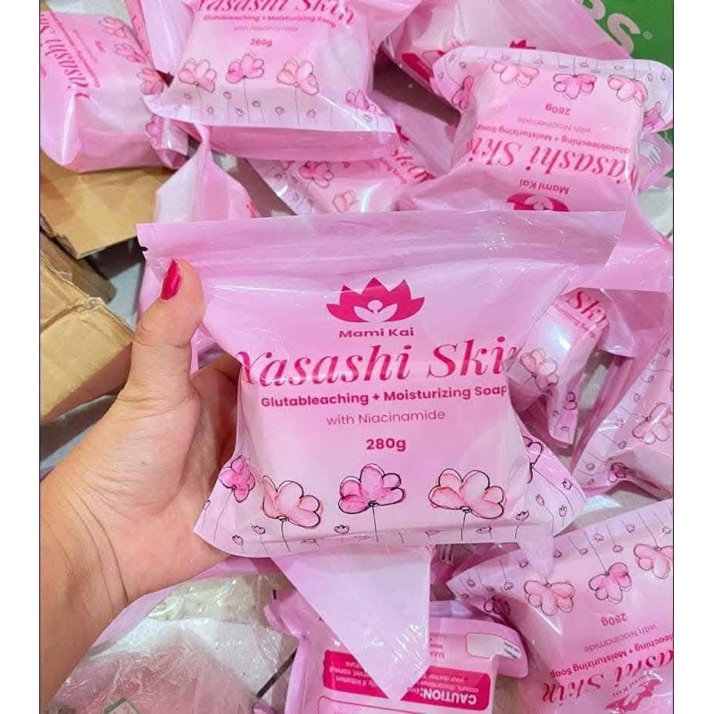 YASASHI SKIN GLUTABLEACHING+MOISTURIZING SOAP BY MAMI KAI | Shopee ...