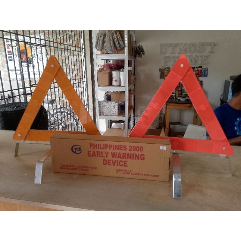 EARLY WARNING DEVICE PHILIPPINES 2000 WITH LTO REQUIRED STICKER RED ...