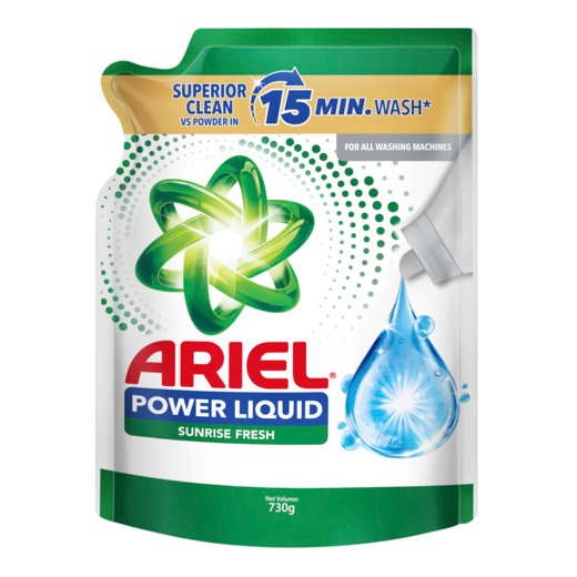 Ariel Liquid Power Gel Sunrise Fresh Refill 730g | Shopee Philippines