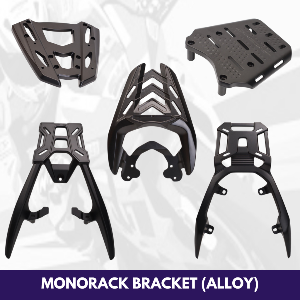 MONORACK TOP BOX BRACKET (ALLOY) FOR CLICK/SNIPER/MIO/ADV/AEROX/PCX ...