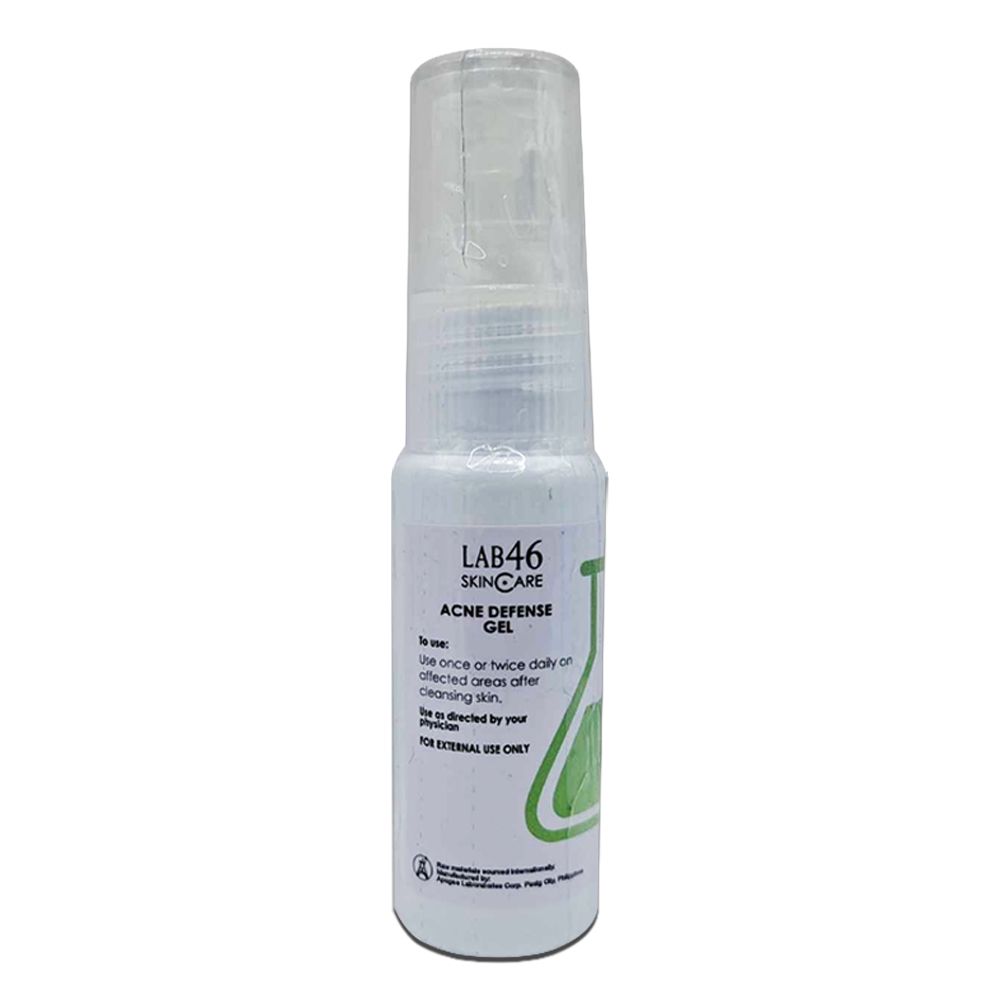 LAB46 Lab46 Acne Defense Gel 15mL manage oily skin and acne | Shopee ...