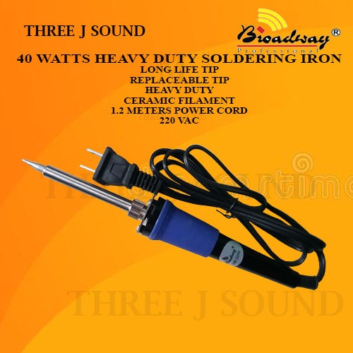 SOLDERING IRON 40 WATTS HEAVY DUTY REPLACEABLE TIP | Shopee Philippines