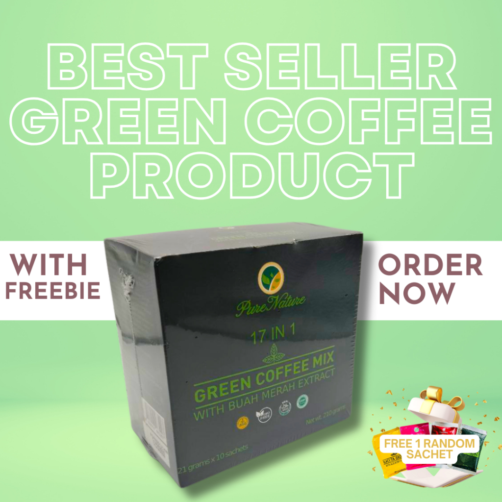 Pure Nature 17 In 1 Green Coffee Mix with Buah Merah Mix + 1 free ...
