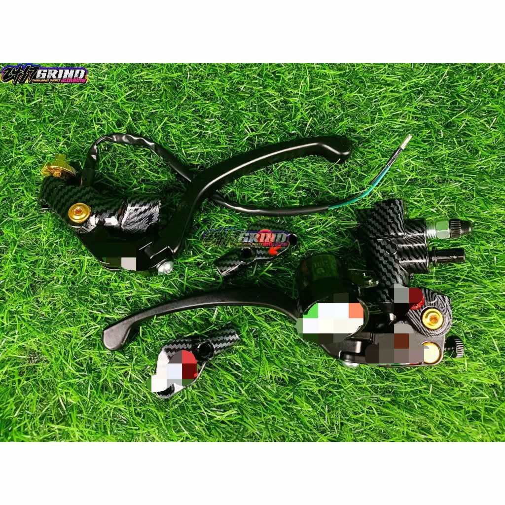 RCS 19 / P19 BRAKE MASTER SYSTEM CARBON WAVE / RAIDER / MIO I 125 / MIO ...