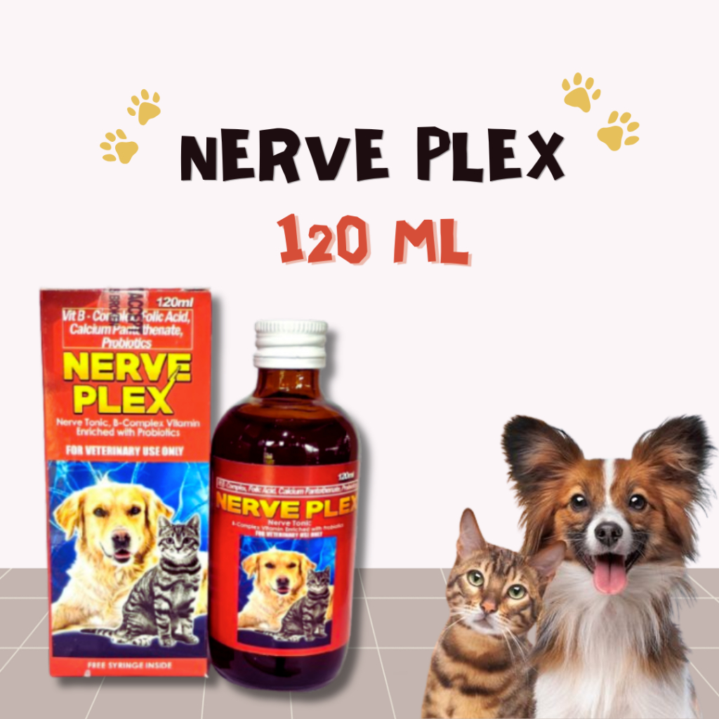 [FCR AGRIVET] Nerve Plex 120ml Vitamin and Supplement for Pet ...