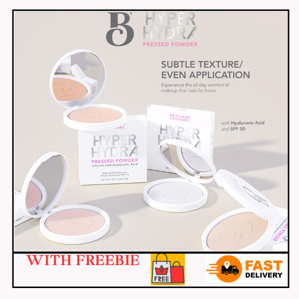 BRILLIANT COLOURS HYDRA PRESSED POWDER | Shopee Philippines