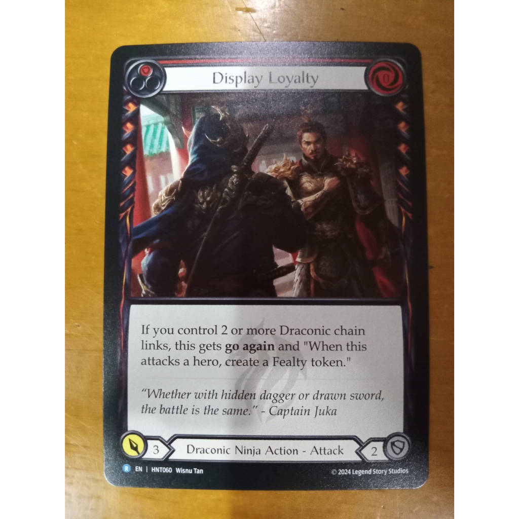FAB Display Loyalty Rare HNT The Hunted Flesh and Blood TCG English ...