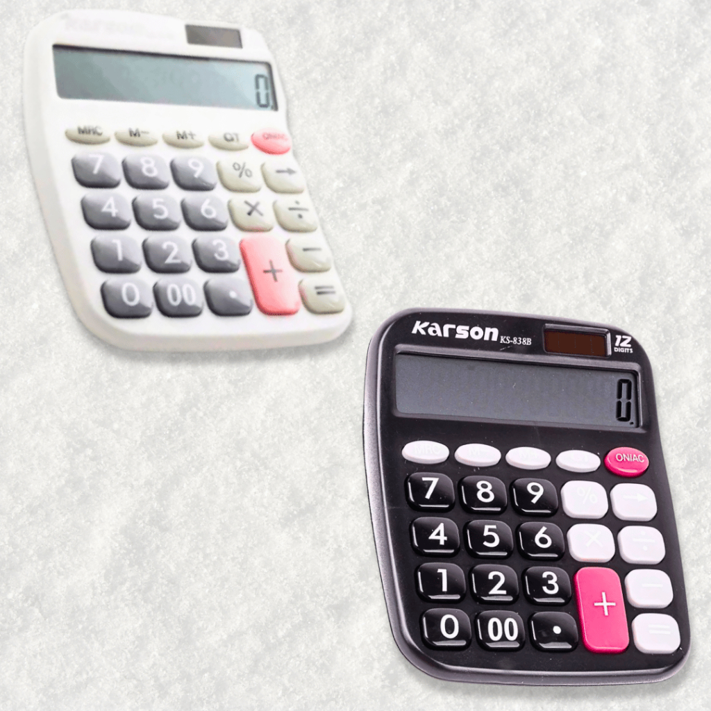 Decors and Beyond Karson Basic Big Number Display Calculator (White ...