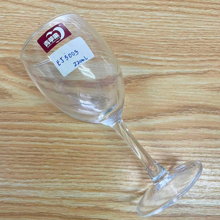 (6pcs/Set) ⭐ 220ML DELI Goblet European-style transparent glass red ...