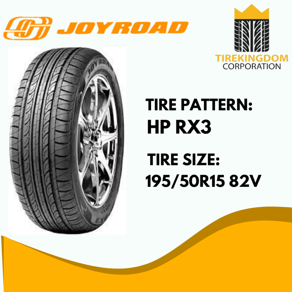JOYROAD TIRES HP RX3---195/50R15 82V(Tubeless) Passenger Car Radial | Shopee Philippines