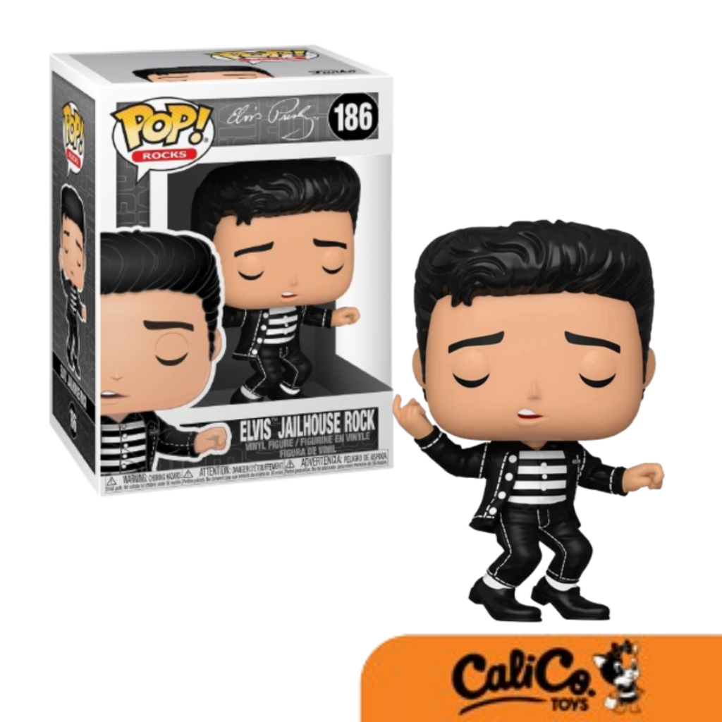 Funko POP! Rocks: Elvis Presley - Elvis Jailhouse Rock #186 | Shopee ...