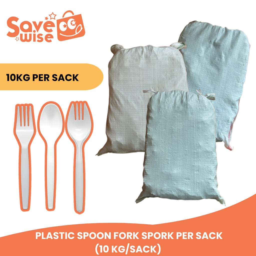 WHOLESALE Plastic Spoon/Fork/Spork 10KG per sack [Bulk Disposable ...