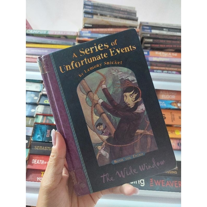 A Series of Unfortunate Events (3 - The Wide Window) by Lemony Snicket ...