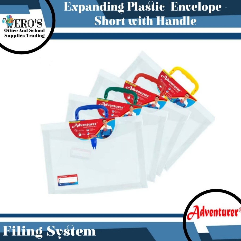 Adventurer Expanding Plastic Envelope (Short) | Shopee Philippines