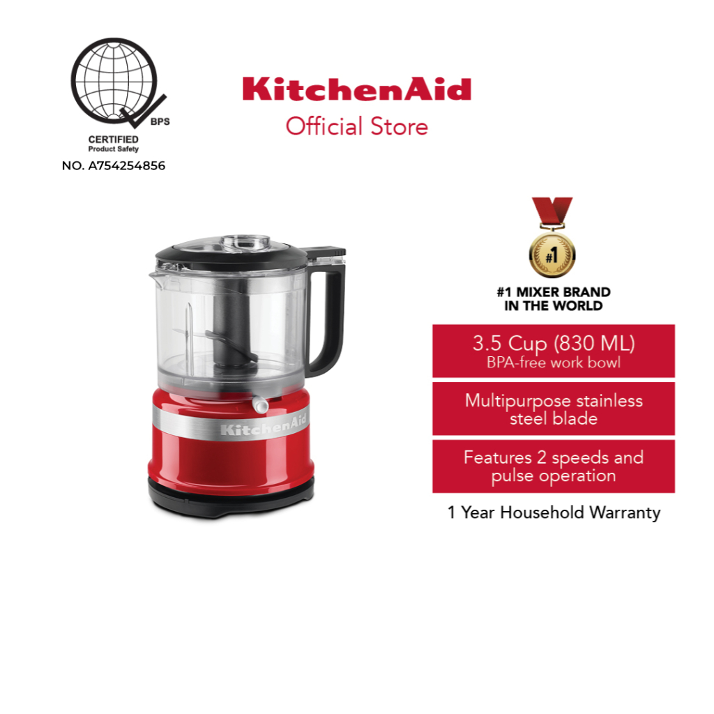 KitchenAid 3.5 Cup (830 ML) Mini Food Processor / Chopper, 220 V ...