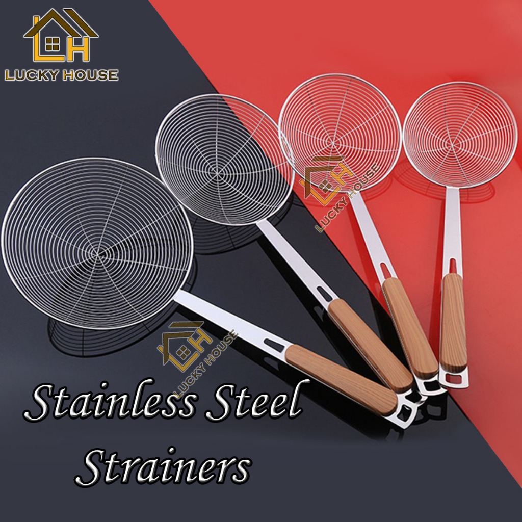 UB1013 Wire Strainer Long Handle Stainless Steel Strainer Stainless For ...