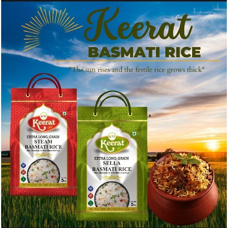 keerat steam 5kg basmati rice extra long grain | Shopee Philippines