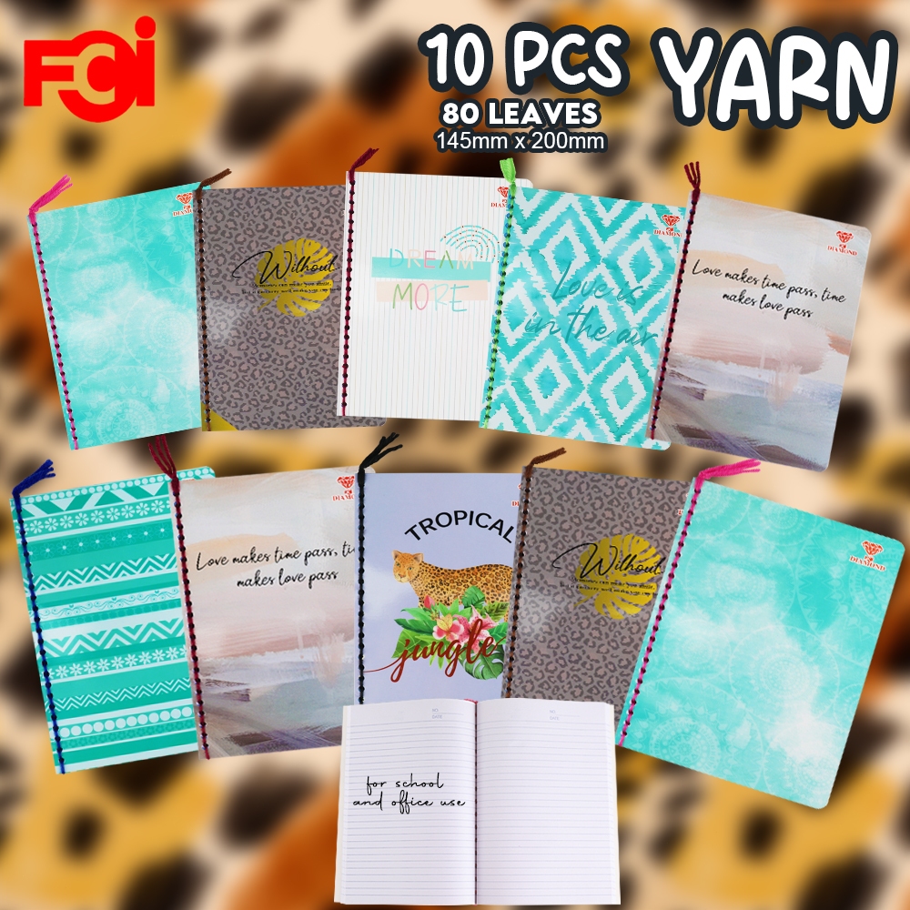 FCI 685 Notebook w/ Yarn Assorted Design (YARN) 80's For Highschool ...