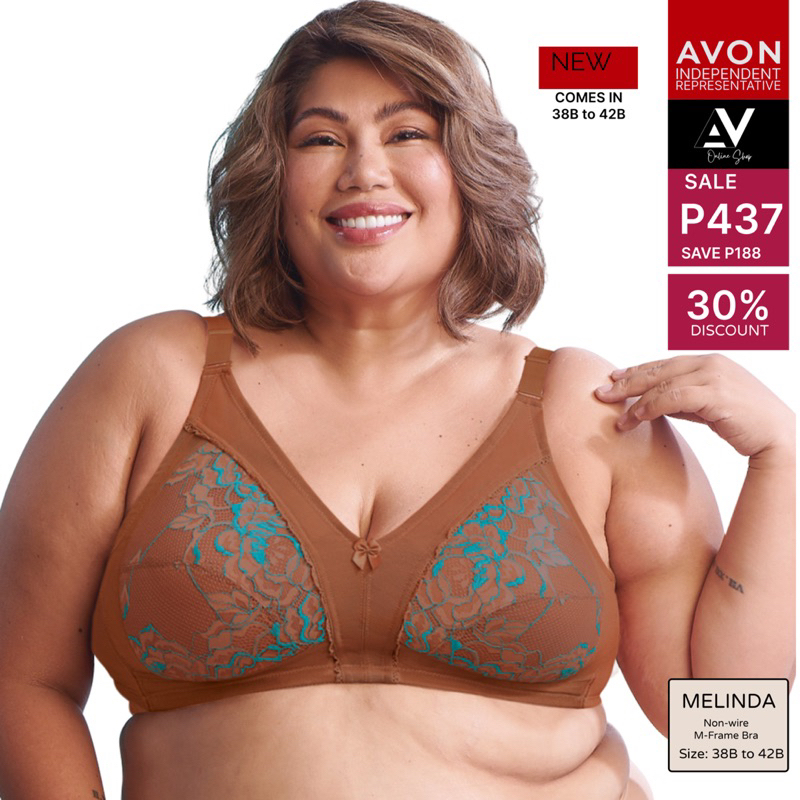 Avon Shapemakers Plus Melinda Non-wire Bra 38B tp 42B | Shopee Philippines