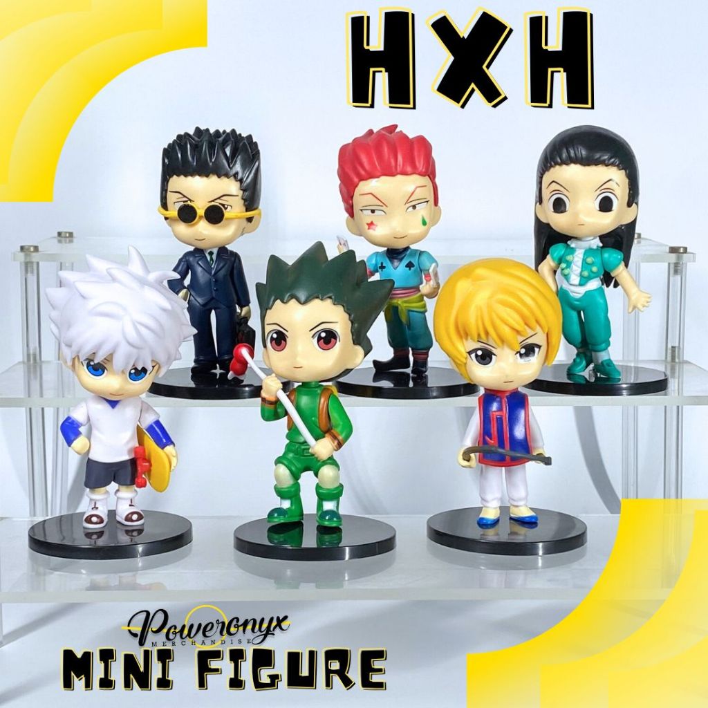 Hunter X Hunter Ver3 Gon Killua Kurapika Hisoka Mini Figure Set of 6 ...