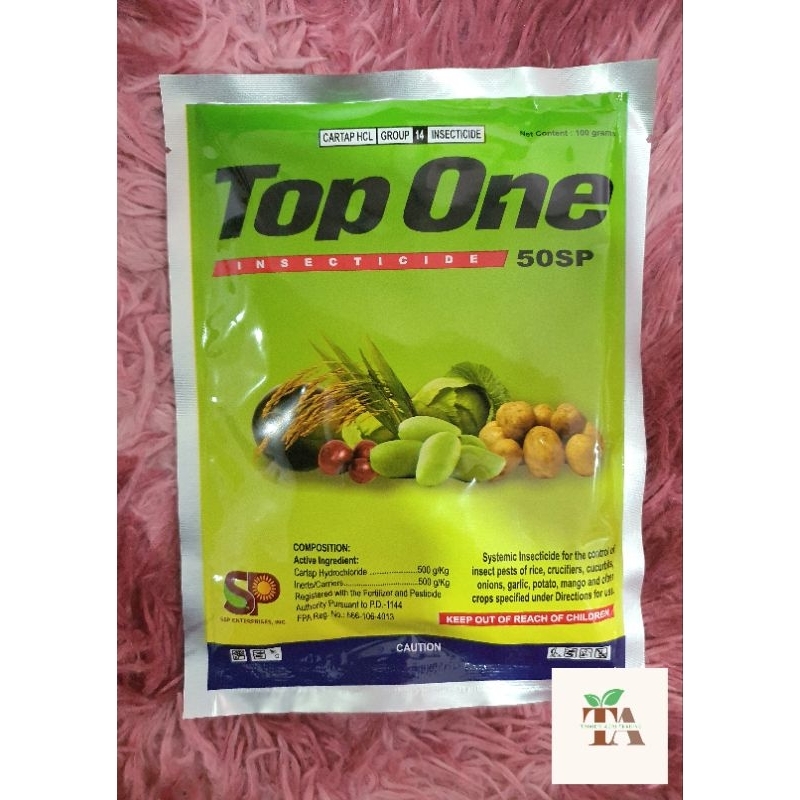 Top One 50 SP Insecticide ~ 1 sachet ~ Cartap insecticide Systemic ~ S ...