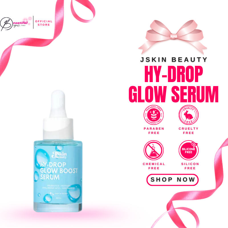 J SKIN BEAUTY Hydrop Glow Boost Serum Probiotics Peptides Hydramoist ...