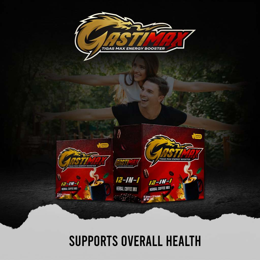 12-in-1 Coffee – by GastiMax With Tongkat Ali & Ginseng for Strength ...
