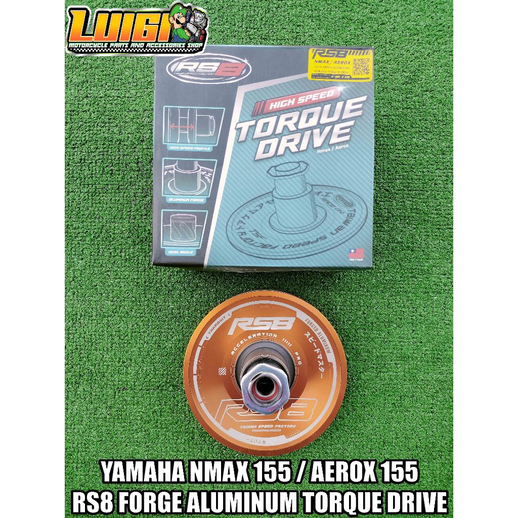 RS8 YAMAHA NMAX 155 / AEROX 155 FORGE ALUMINUM TORQUE DRIVE TARAGSIT ...