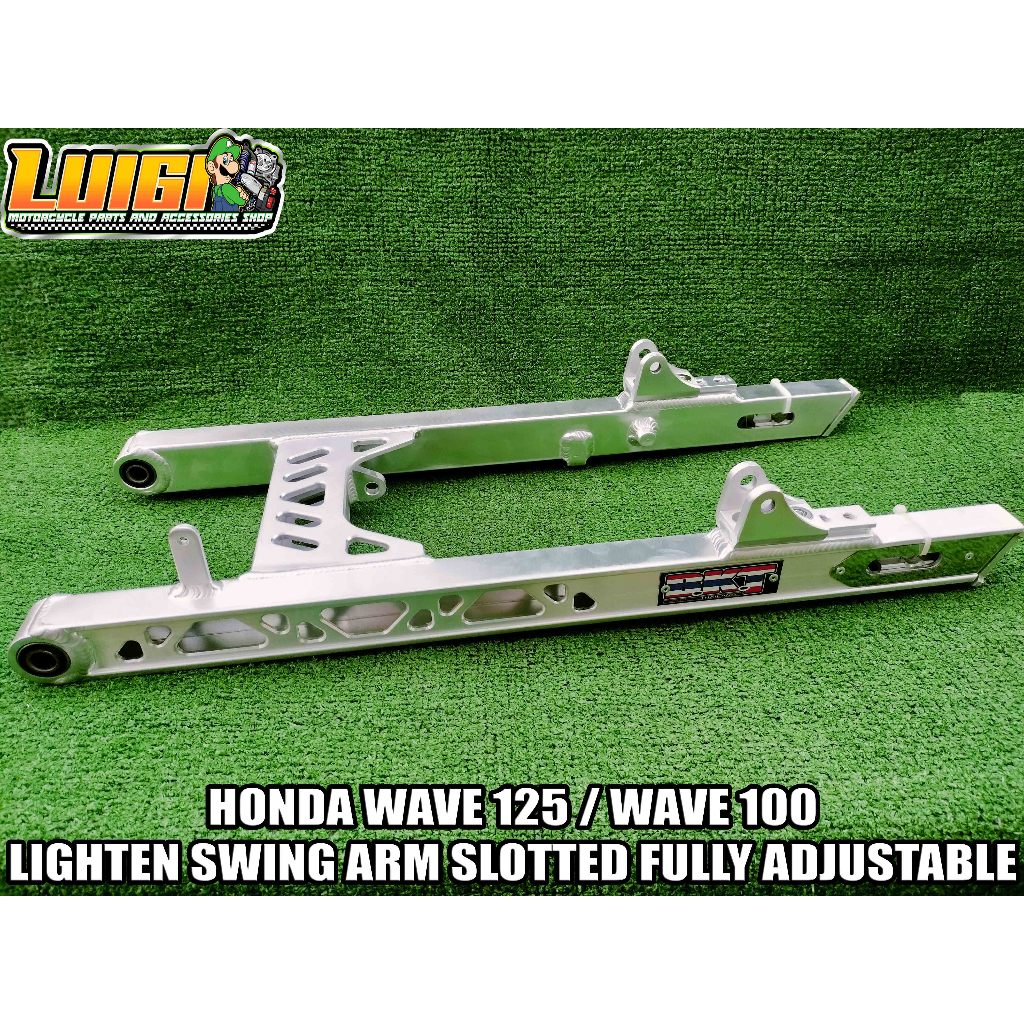 BKT HONDA WAVE 125 / WAVE 100 LIGHTEN SWING ARM SLOTTED FULLY ...