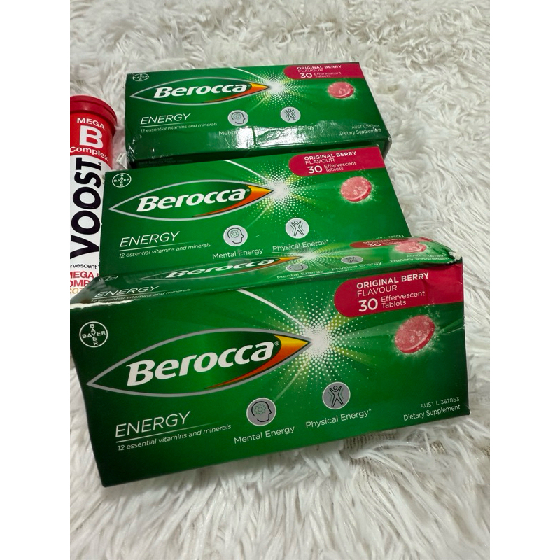 Authentic Berocca original berry flavour 30 tablets | Shopee Philippines