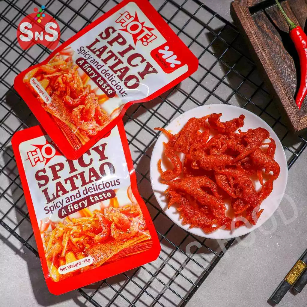18g*30pcsHOT!Spicy Latiao Spicy And Delicious A Fiery Taste 3Various Shapes Chewy Spicy | Shopee ...