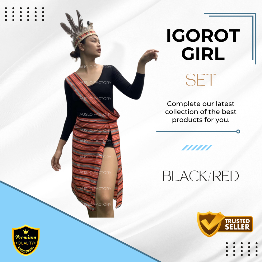 New Igorot Costume Ethnic Costume For Girls Kids To Adult | Shopee ...