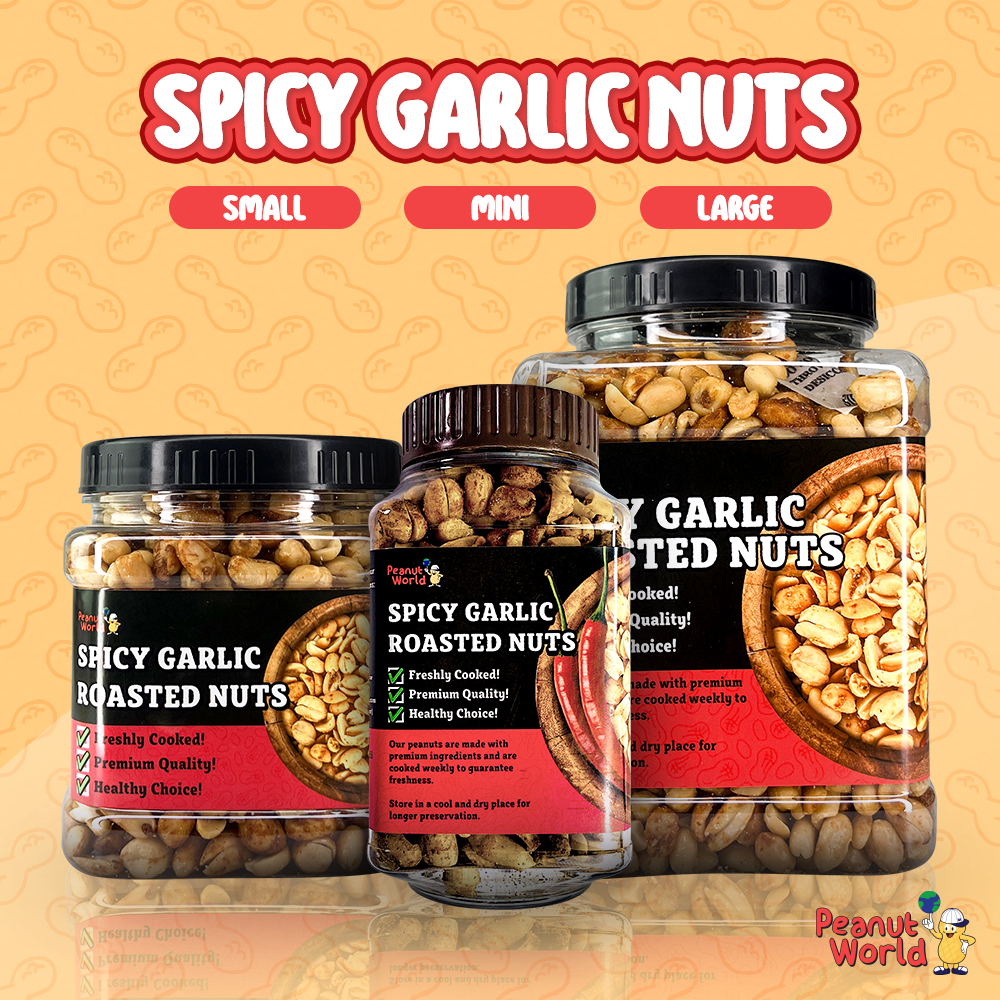 Spicy Garlic Peanuts by Peanut World | Shopee Philippines