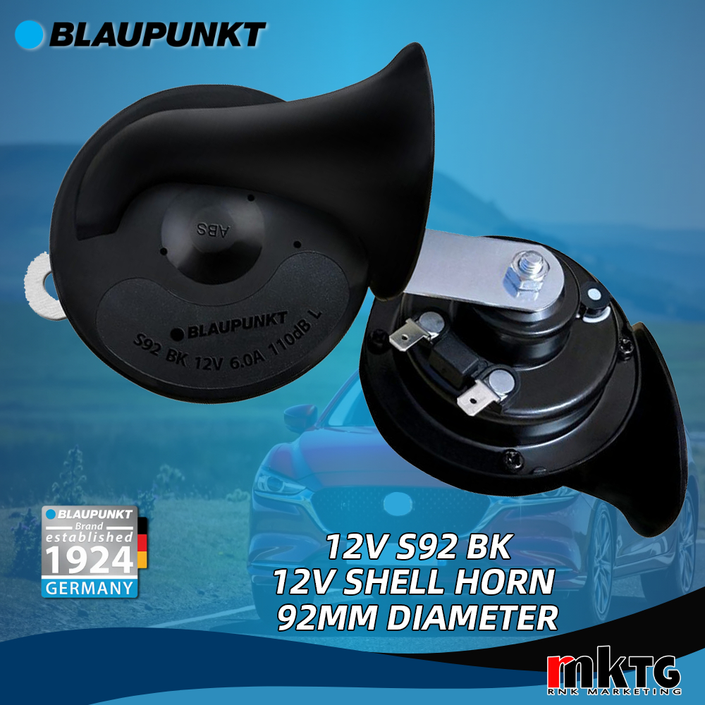 BLAUPUNKT 12V S92 Shell Horn-Black | Shopee Philippines