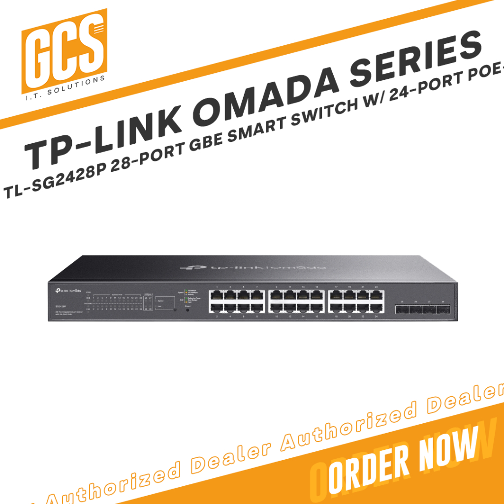 TP-Link Omada TL-SG2428P Jetstream 28-Port Gigabit Smart Switch With 24 ...