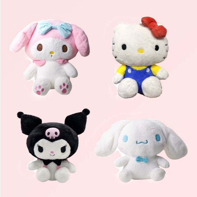 MINISO Sanrio characters Collection 10in Sitting Plush Toy Hello Kitty ...
