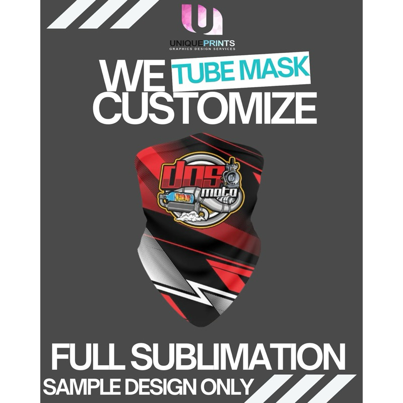 Full Sublimation Tube Mask Customized | Shopee Philippines