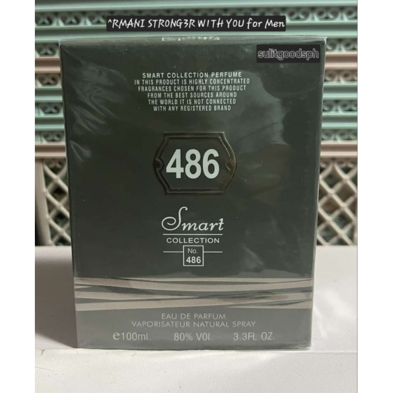 SMART COLLECTION PERFUME NO. 486 FOR MEN 100 ML EDP | Shopee Philippines